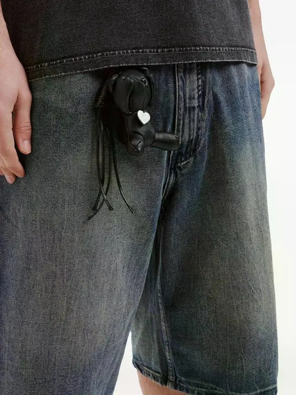 Izzue Puppet-detail Denim Shorts