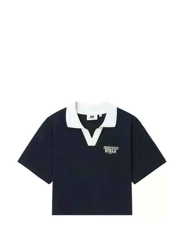 CHOCOOLATE Short-sleeve Crop Top