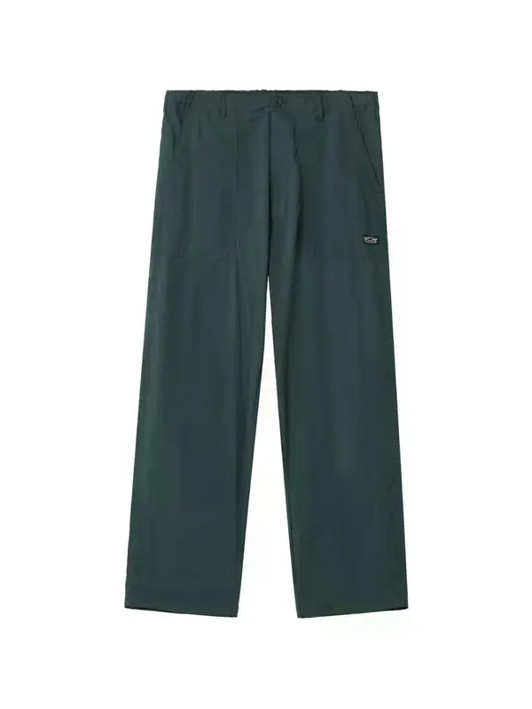 CHOCOOLATE Logo-patch Trousers - Green