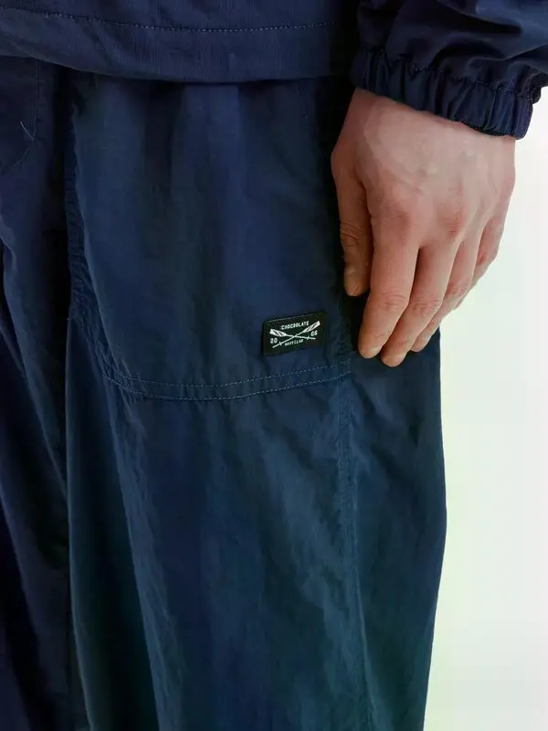 CHOCOOLATE Logo-patch Trousers - Blue
