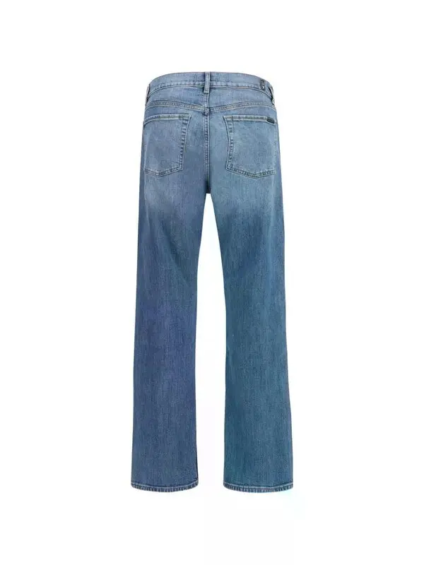7 For All Mankind Straight-leg Jeans - Blue