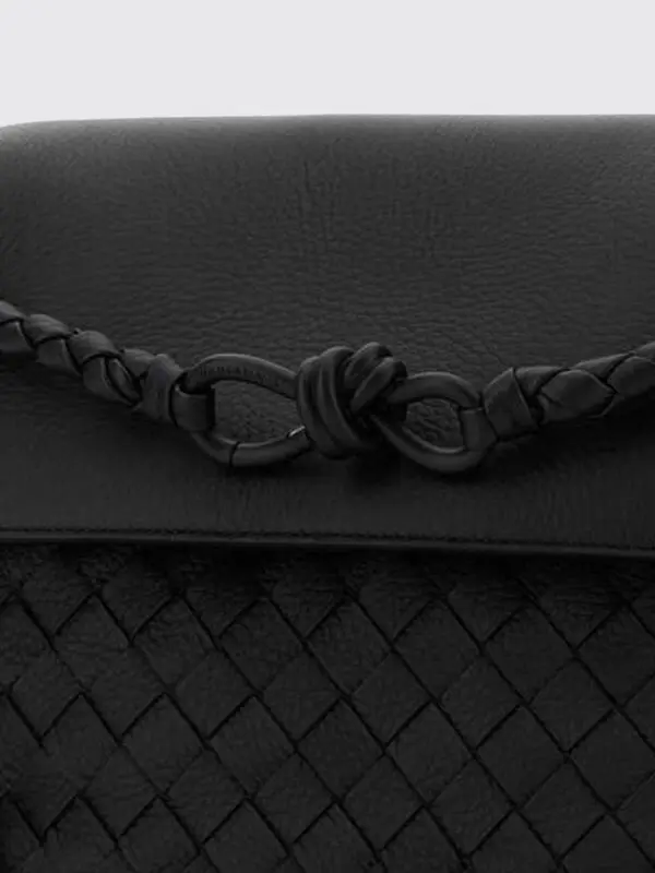 Bottega Veneta Woven Shoulder Bag - Black