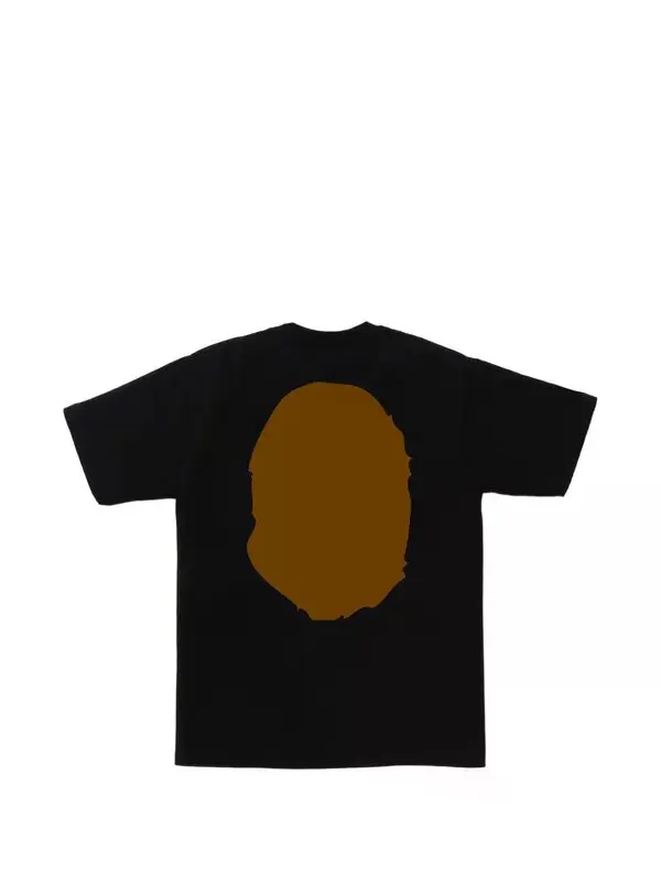 A BATHING APE Big Ape Head Cotton T-shirt - Black
