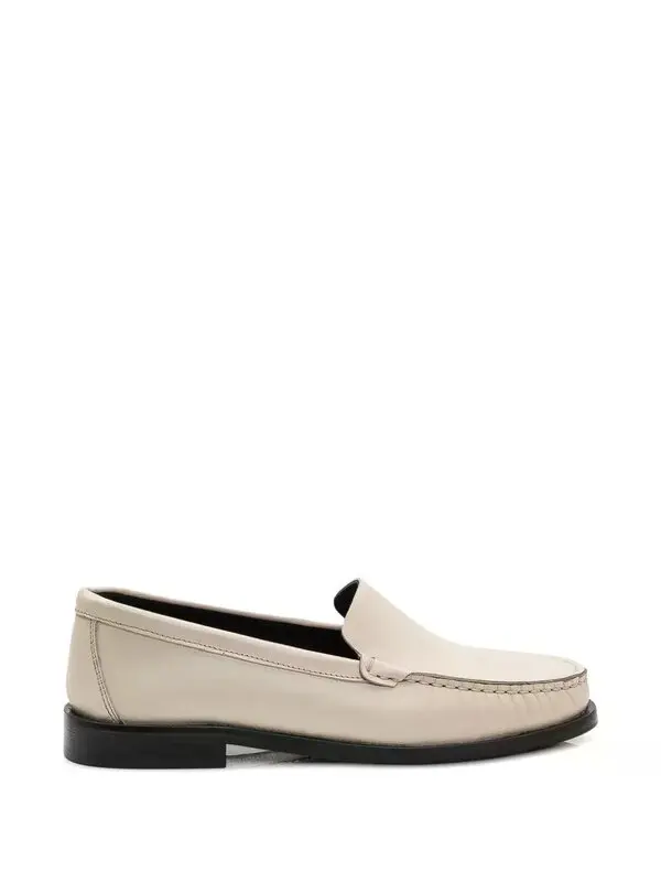 AeydĒ Arthur Leather Loafers - Neutrals