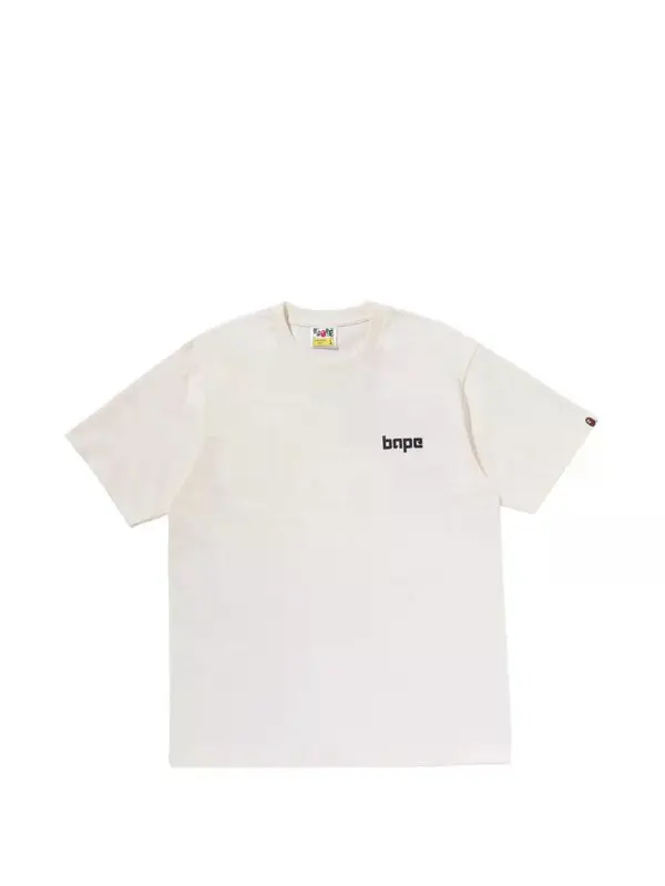A BATHING APE Logo-print T-shirt - Neutrals