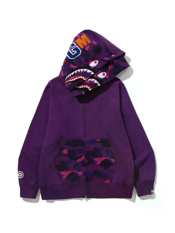 A BATHING APE Full-zip Hoodie - Purple