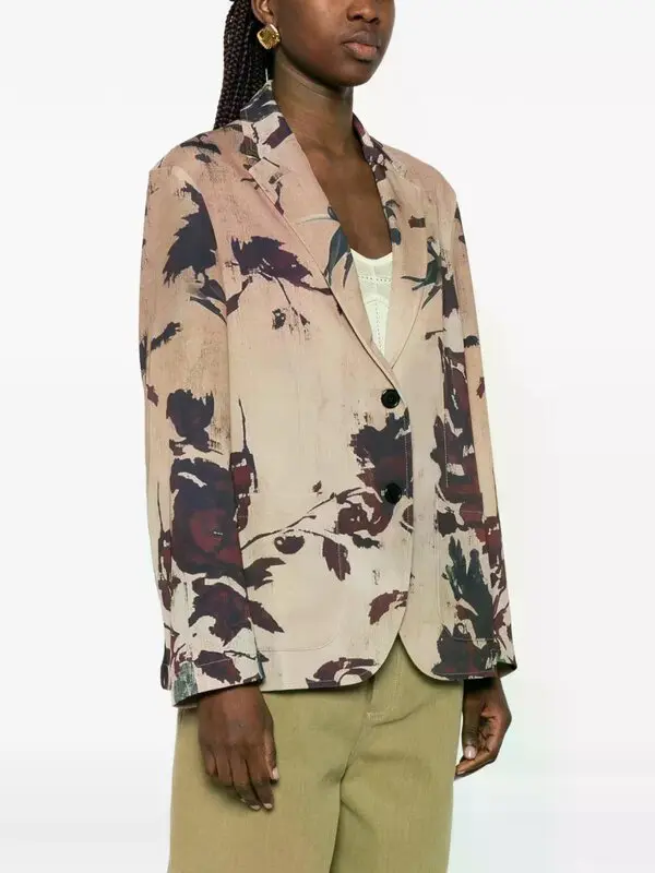 SISSIOTTO Floral Single-breasted Jacket