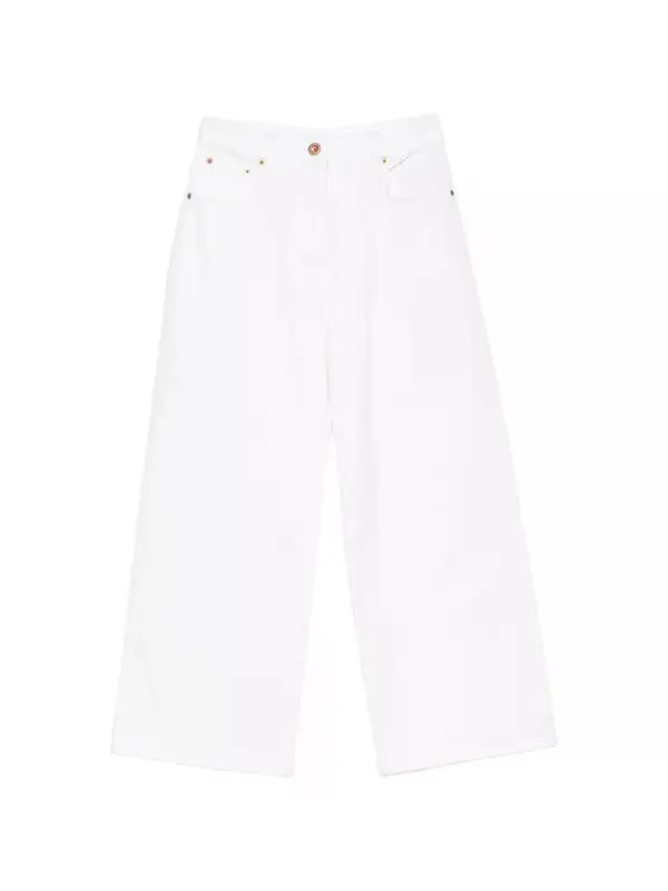 Aspesi Wide-leg Trousers - White
