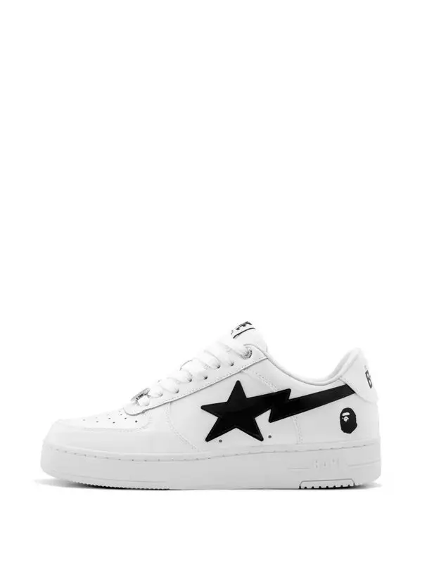 A BATHING APE Sta #2 Lace-up Sneakers - White