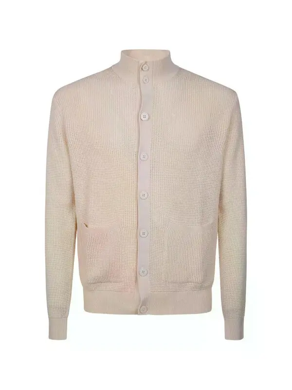 BALLANTYNE Long-sleeve Cardigan - Neutrals