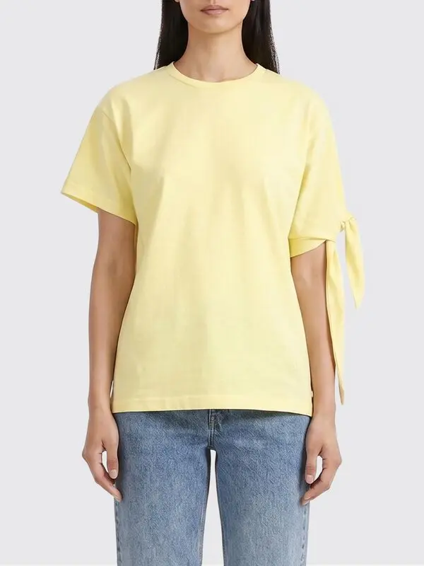 JW Anderson T-shirt With Tie Detail - Yellow