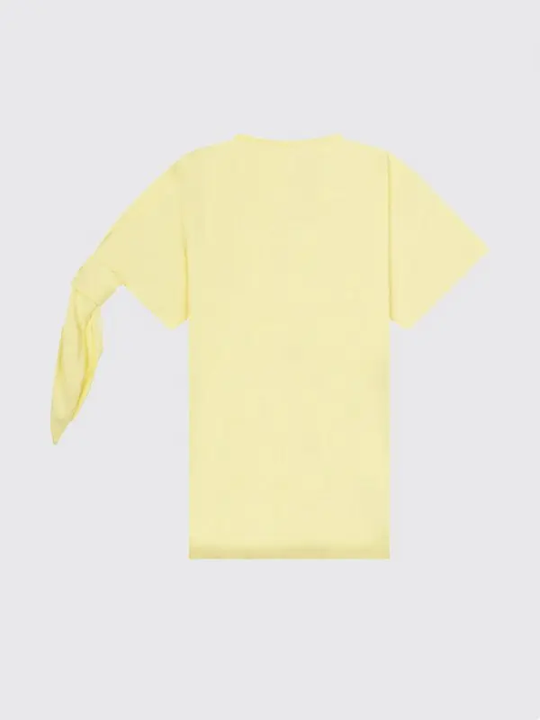 JW Anderson T-shirt With Tie Detail - Yellow