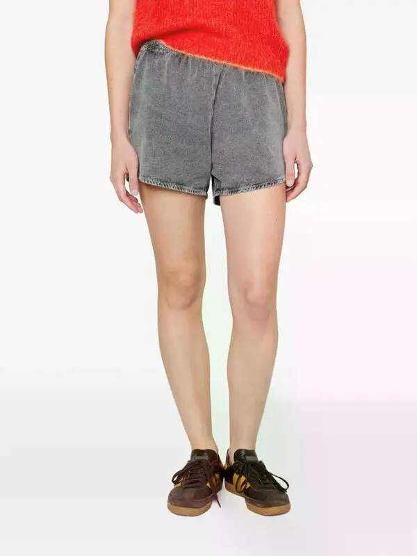 American Vintage Jazy Elasticated Patch-pocket Shorts