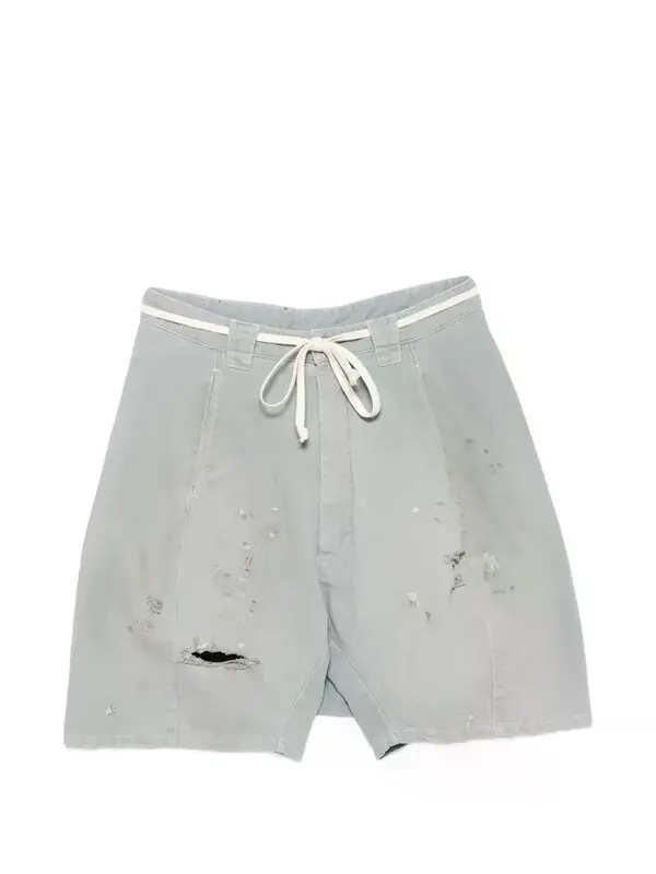 RIVINGTON ROI REBIS Corduroy Bermuda Shorts - Grey