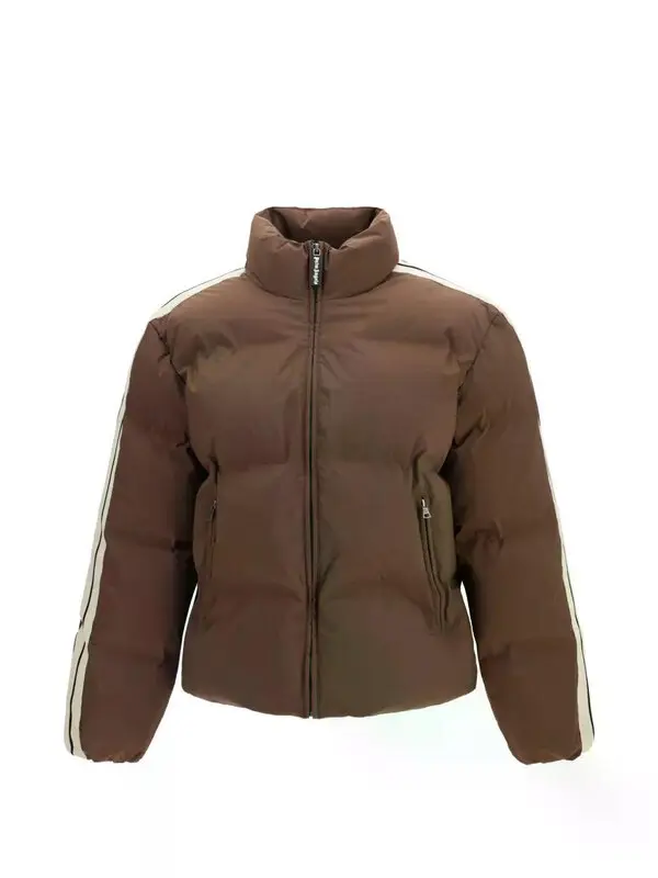 Palm Angels Logo Padded Jacket - Brown