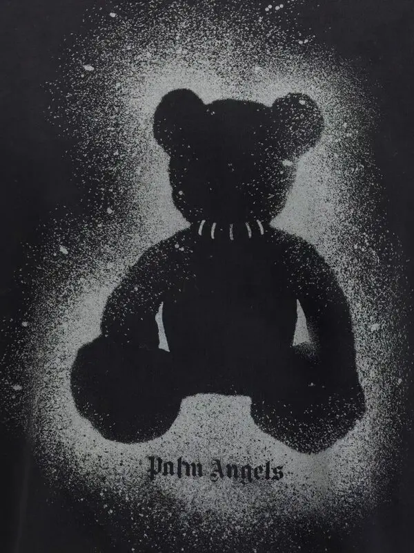 Palm Angels Bear-print T-shirt - Black