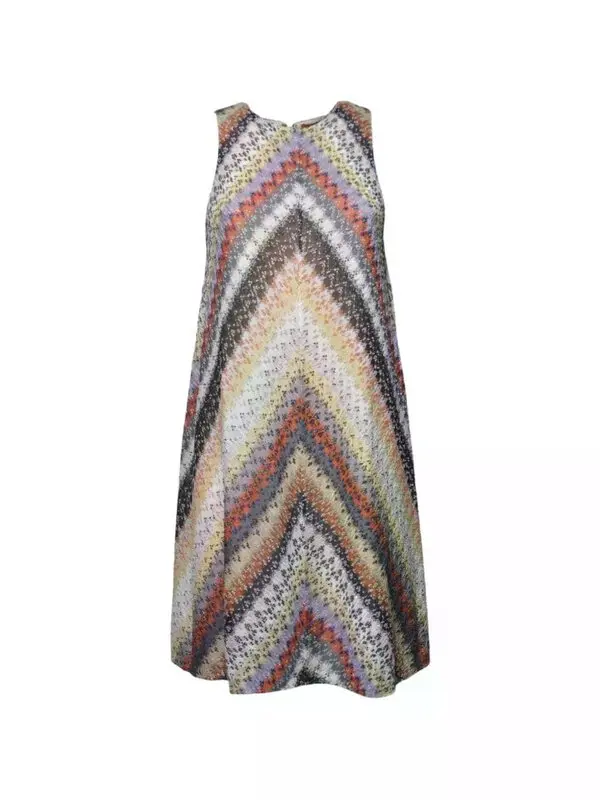 Missoni Sleeveless V-neck Dress - Neutrals