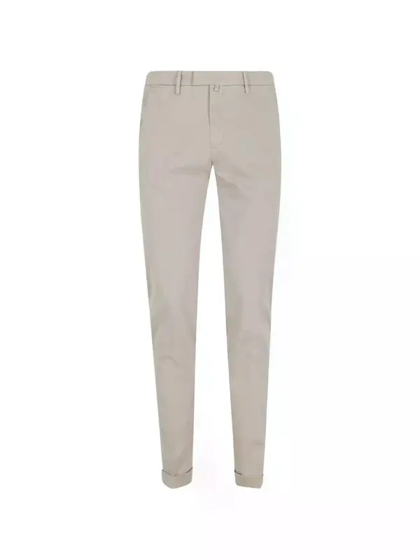BRIGLIA 1949 Cuffed Trousers - Neutrals