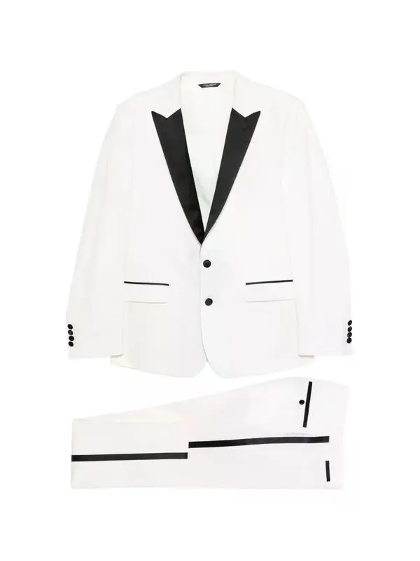 Dolce & Gabbana Peak Lapels Tuxedo - White