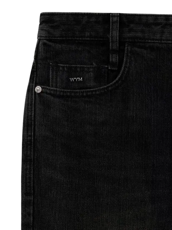 WOOYOUNGMI Washed-effect Jeans - Black