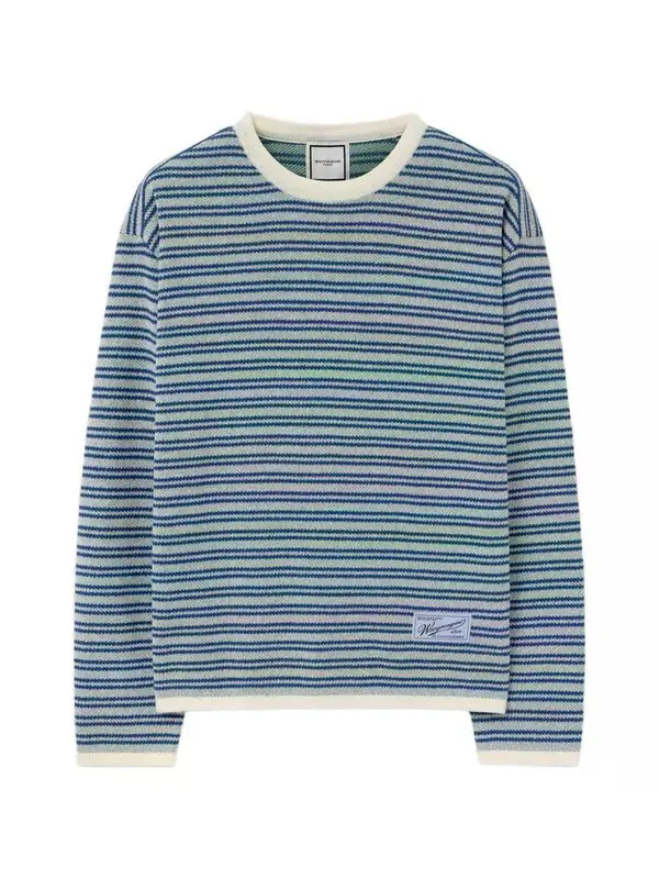 WOOYOUNGMI Striped Jumper - Blue