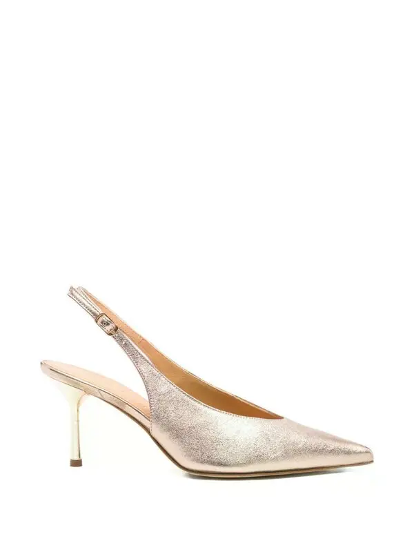 THE SELLER Pointed Slingback Pumps - Pink