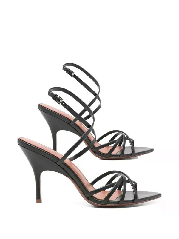 Lola Cruz Raquelle Strappy Sandals - Black