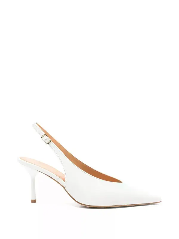THE SELLER Pointed-toe Slingback Pumps - White