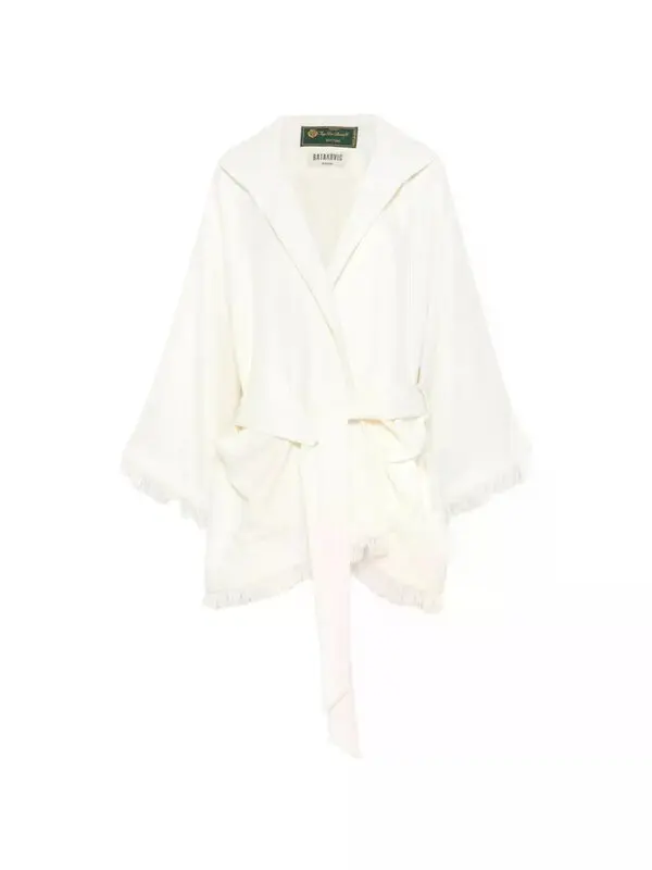 BATAKOVIC BELGRADE Fringed Pocket Coat - Neutrals