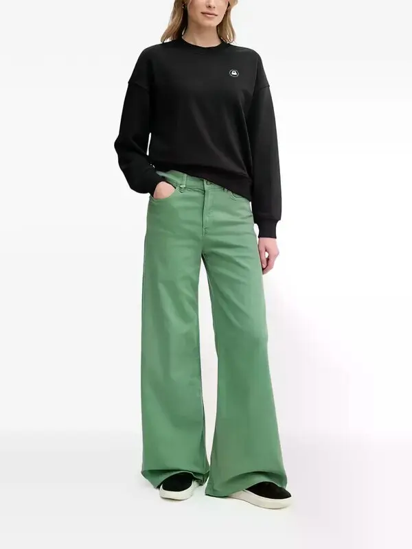 BENETTON Flared Leg Jeans - Green