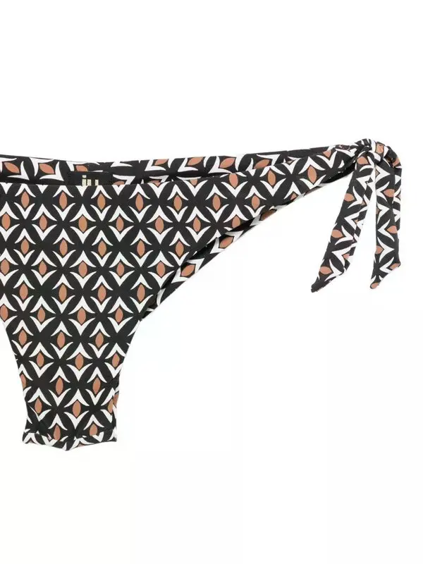IU RITA MENNOIA Geometric-print Two-piece Bikini