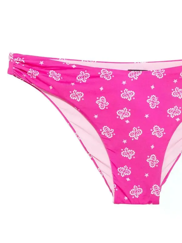 IU RITA MENNOIA Paisley Knotted Bikini