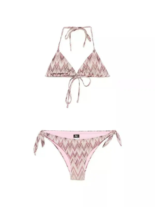 IU RITA MENNOIA Tie-fastening Bikini - Pink