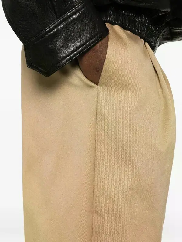 BATAKOVIC Pleated Cotton Shorts