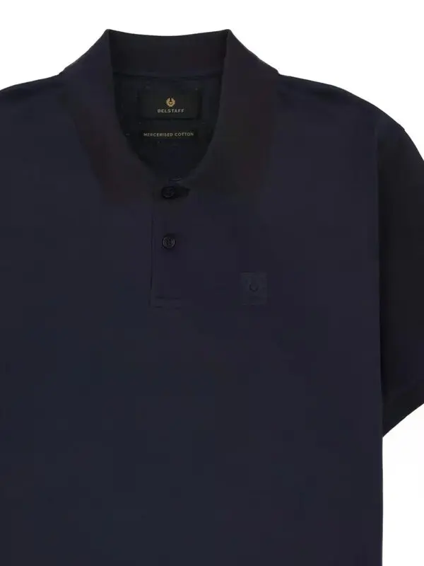 Belstaff Logo-detail Polo Shirt - Blue