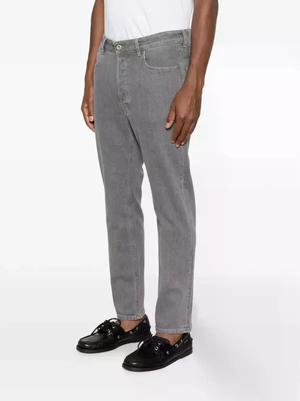 PENCE 1979 Five-pocket Straight Leg Jeans - Grey