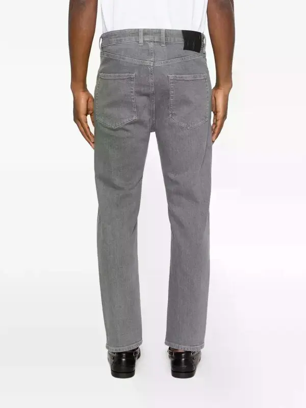 PENCE 1979 Five-pocket Straight Leg Jeans - Grey