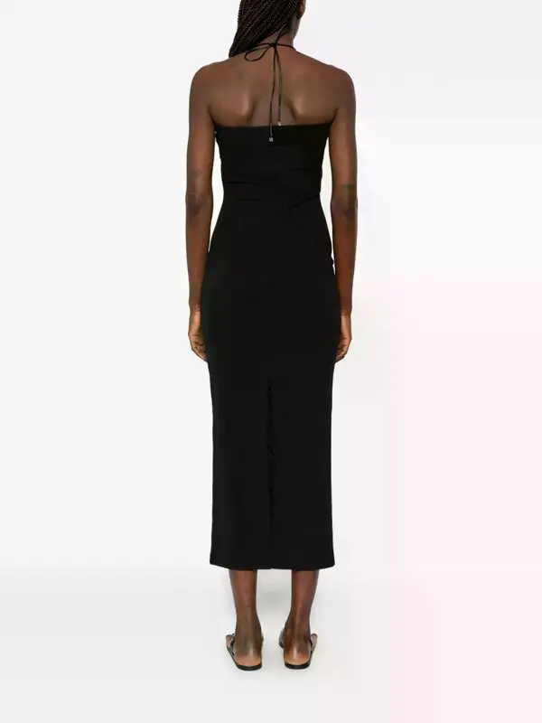 Nanushka Halterneck Cut-out Midi Dress