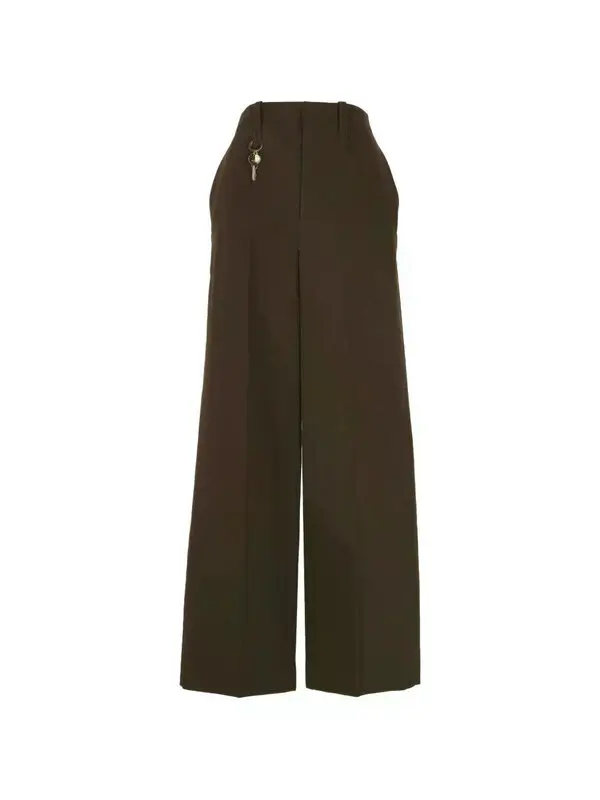 Carven Wide-leg Trousers - Brown