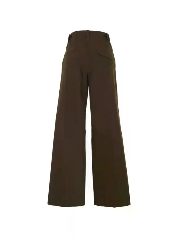 Carven Wide-leg Trousers - Brown