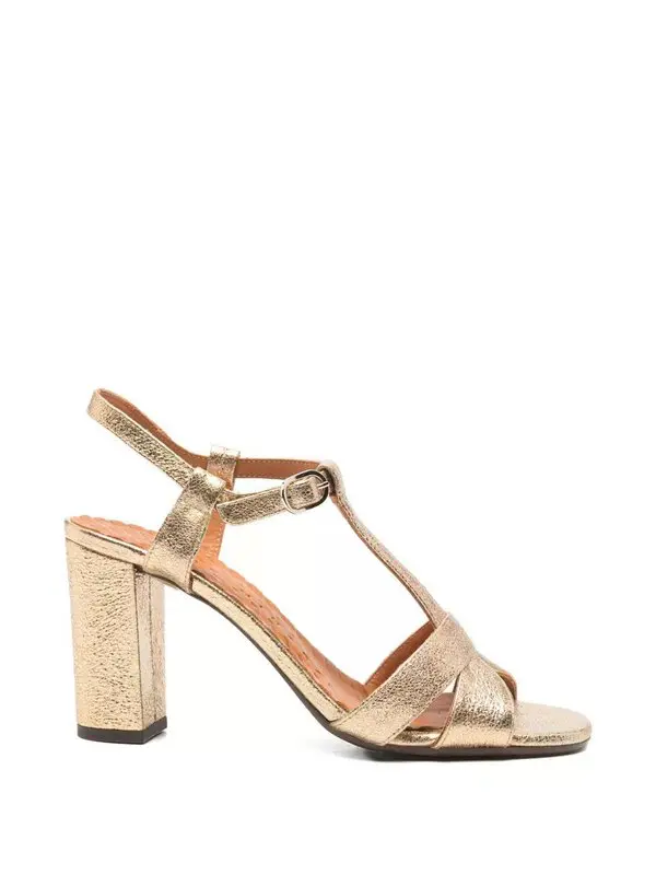 Chie Mihara T-strap Sandals - Gold