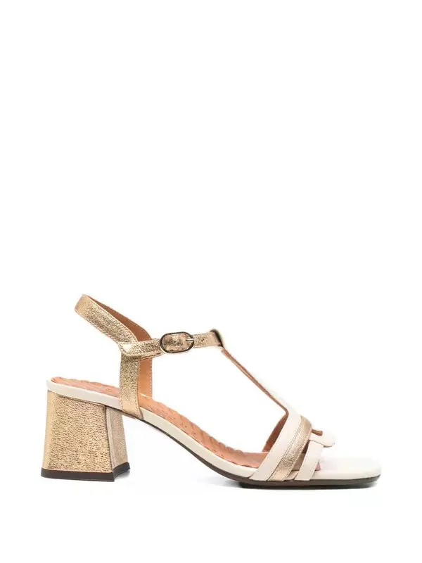 Chie Mihara T-bar Strap Sandals - Gold