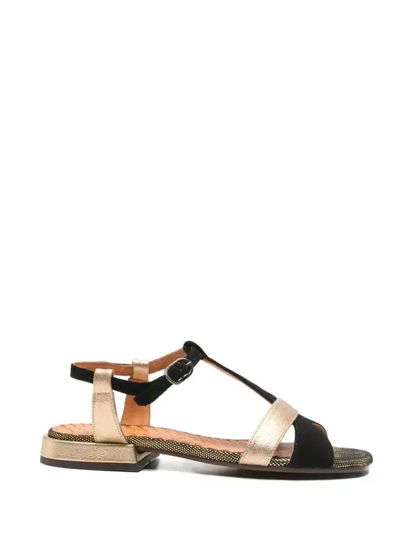 Chie Mihara T-strap Sandals - Gold