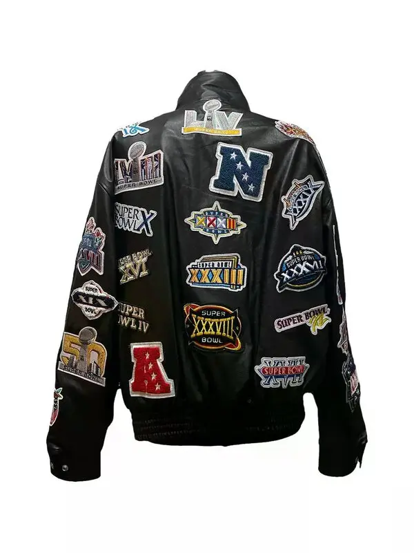 JEFF HAMILTON History Of Super Bowl Collage Jacket
