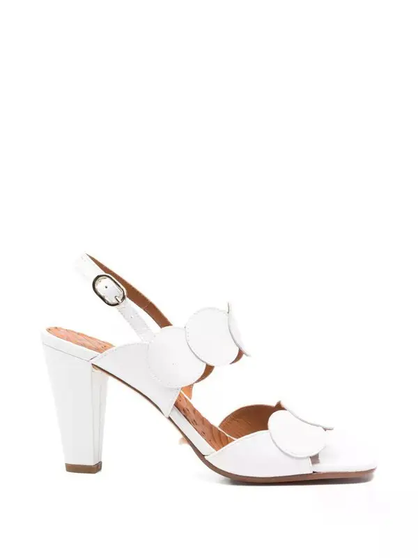 Chie Mihara Scalloped Lurana Sandals - White