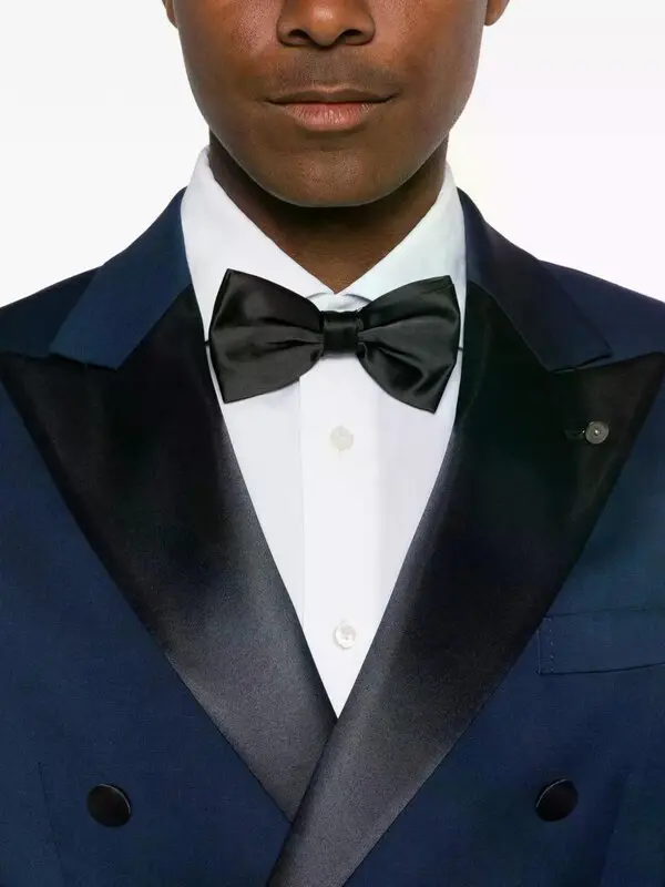 LUIGI BIANCHI MANTOVA Double-breasted Peak-lapel Suit - Blue