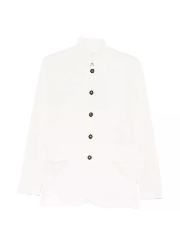 Eleventy Button Pockets Jacket - White
