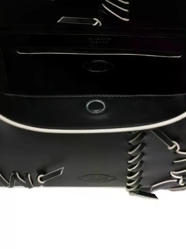 TOD'S Small Leather Clutch - Black