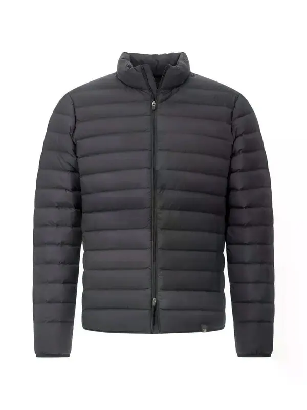 Boggi Milano Feather Padded Bomber Jacket - Blue