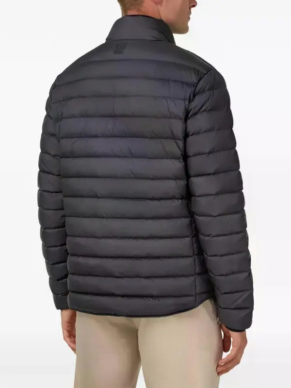 Boggi Milano Padded Bomber Jacket - Blue